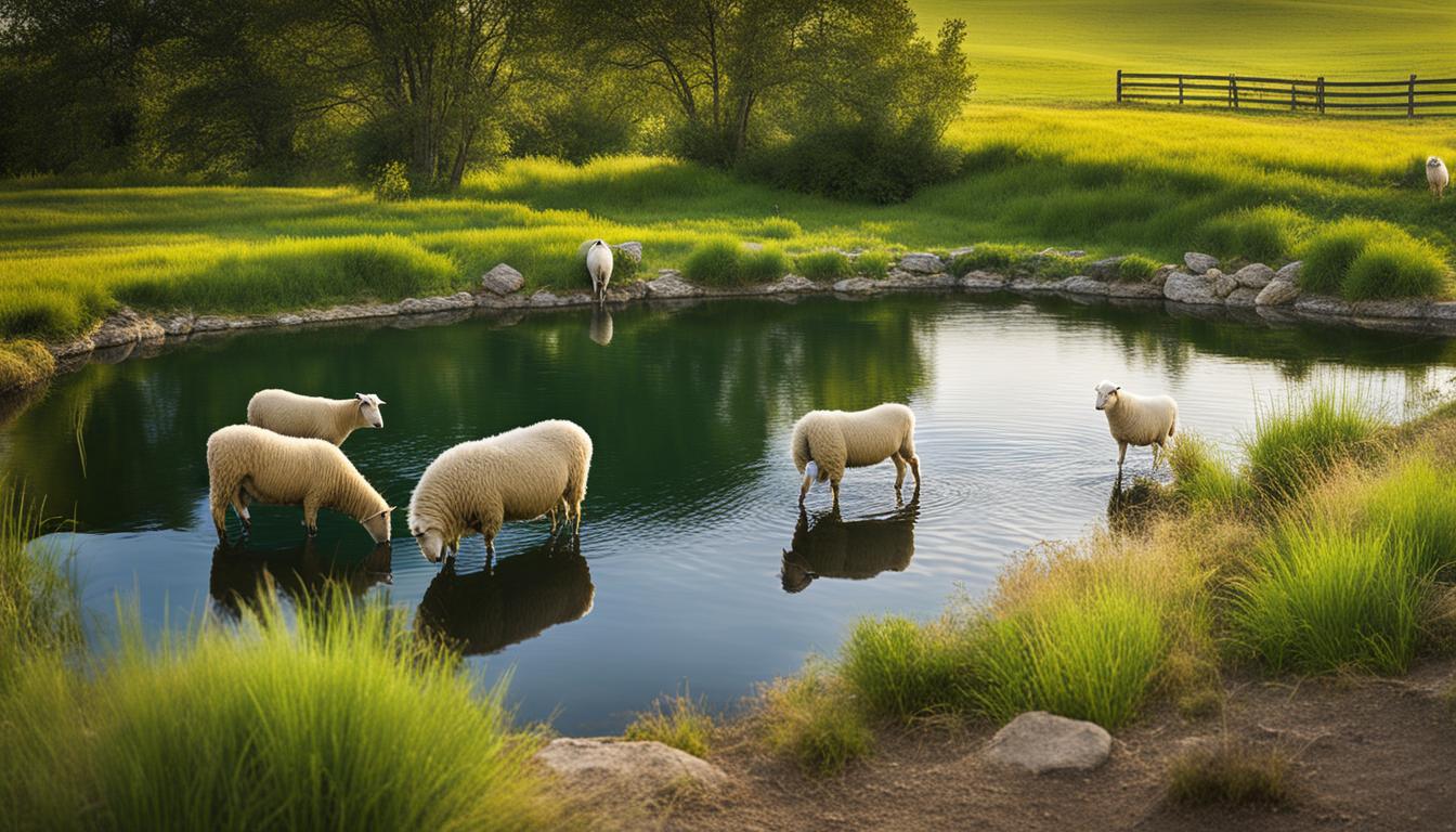Will Sheep Drink From Running Water? Exploring The Facts